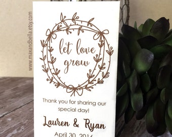 DIY Custom Seed Packets Custom Envelope Kraft by MaxandBella