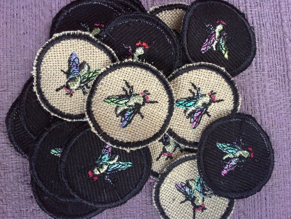 Housefly Embroidered Patch by SamsWorld360 on Etsy