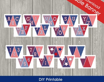 Patriotic banner | Etsy