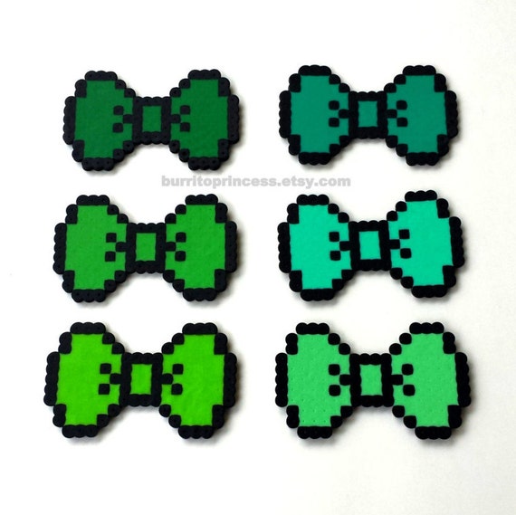 8 Bit Bows Pixel Bows 8 Bit Bow Ties 8 Bit Hair Bows