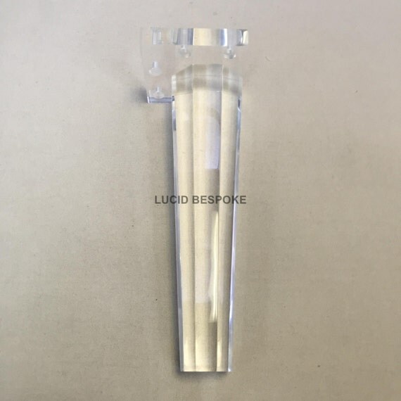 SALE 10% OFF 12 Lucite Leg acrylic leg crystal by LUCIDBESPOKE