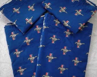 Unique mustang fabric related items | Etsy