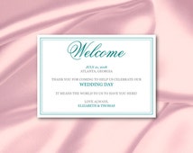 Popular items for wedding welcome card on Etsy