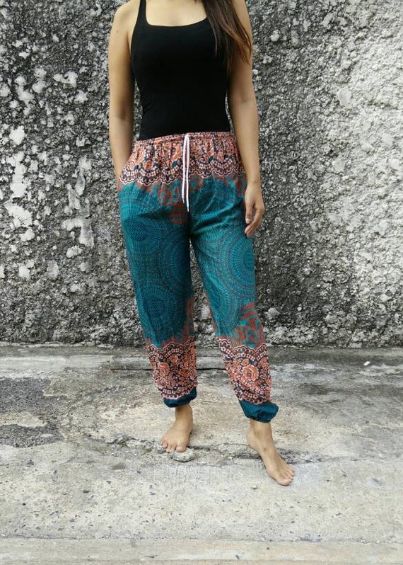 Trousers Yoga Pants Hippie Baggy Boho Fashion Style Mandala