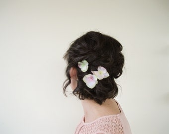 Hydrangea hair clip | Etsy