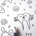teeth tooth fairy dentist kawaii chibi kids coloring kawaii