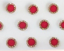 Unique round bindi related items | Etsy