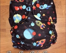 Popular items for space diaper on Etsy