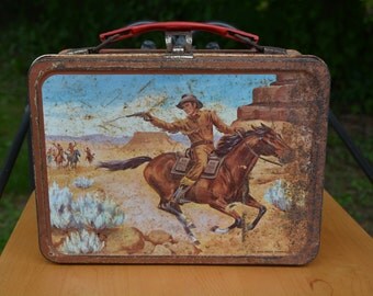 Unique vintage lunch box related items | Etsy