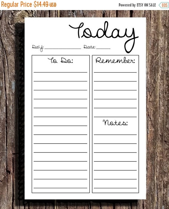 Holiday Sale Daily Planner Notepad - Set of Two 5.5x8.5 Notepad 50 ...