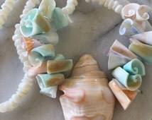 Unique shell necklace related items | Etsy