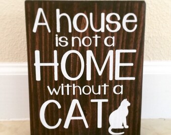 Home without a cat | Etsy
