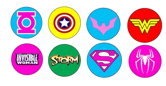 SUPER GIRL / superhero girls / superhero logos by DDCustomPrinting