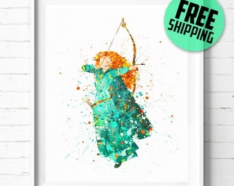 Merida poster | Etsy