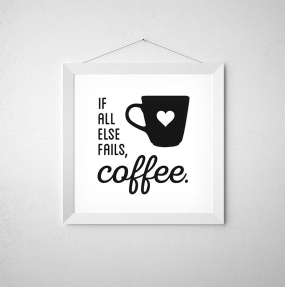 Coffee Signs Coffee Station Kitchen Printable by inthehallway
