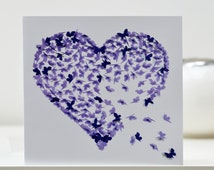 Unique purple heart related items | Etsy