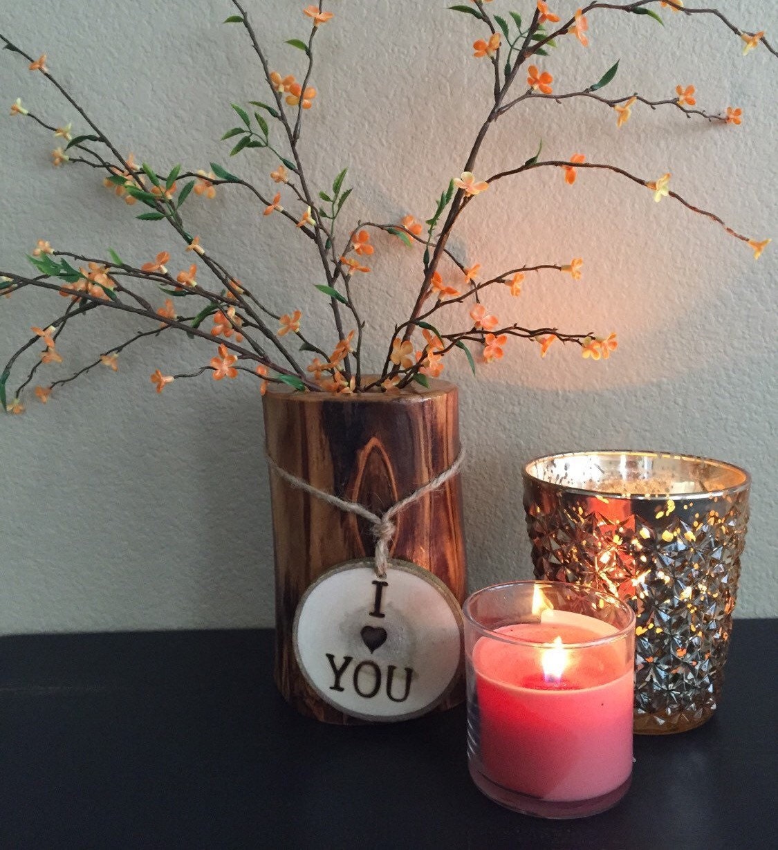 Colorado Aspen Wood Tree Vase Wedding by AspenRusticCreations