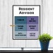 RA Door Sign Resident Advisor Sign Digital Download College