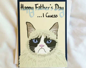 Grumpy cat card | Etsy