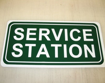Service station sign | Etsy