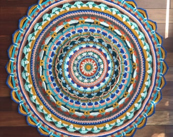 Mandala Rug by SixSouth on Etsy