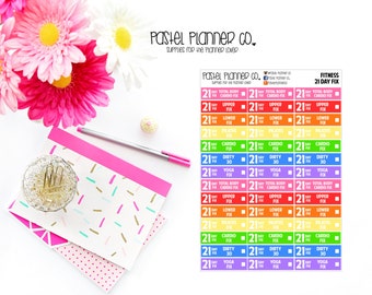 21 day fix planner | Etsy