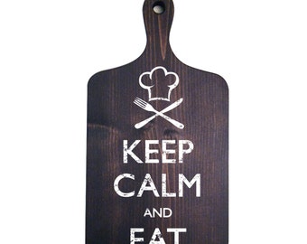 Keep calm eat | Etsy