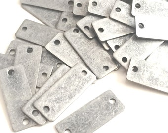 Silver dog tag | Etsy