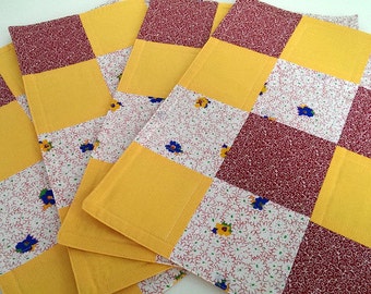 Red placemat | Etsy