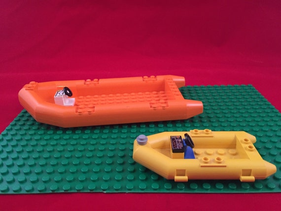 LEGO® Boats life rafts 1 orange and 1 yellow Authentic LEGO®