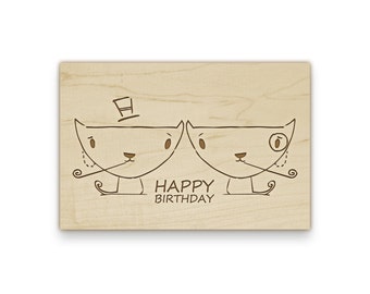 Cute cat card | Etsy