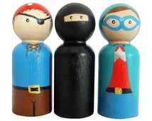 Unique ninja peg people related items | Etsy