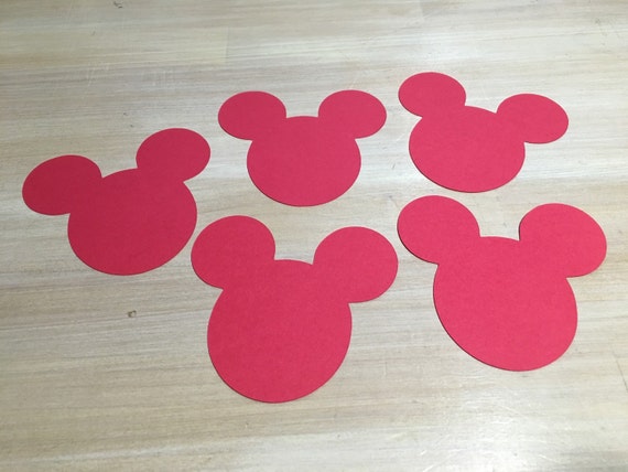 Mickey Mouse Cut-Outs 3 inches set of 20
