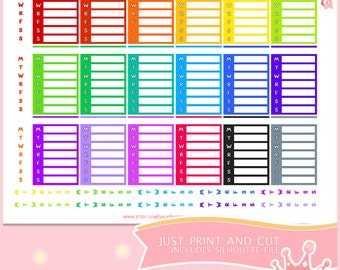 Money Management Stickers Printable Planner Stickers Happy