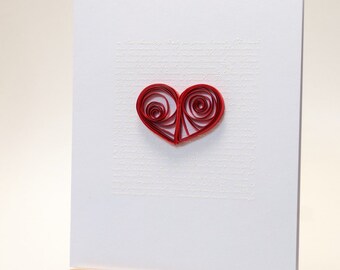 Heart card | Etsy