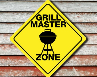 Grill master sign | Etsy