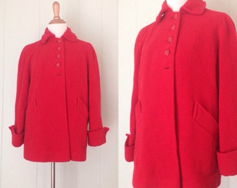 Short swing coat | Etsy