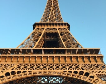 Paris Love gocco art print Eiffel Tower