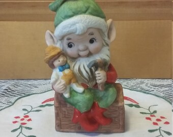 Homco elves | Etsy