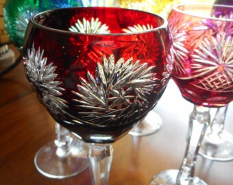 Unique crystal stemware related items | Etsy