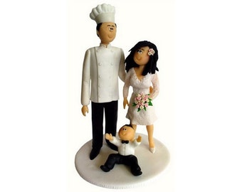 Chef cake topper | Etsy