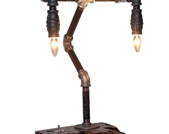 Steel pipe light | Etsy