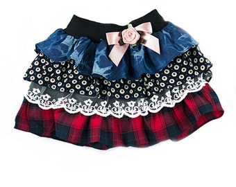 Denim tutu skirt | Etsy