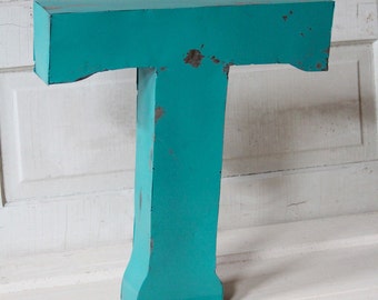 Unique teal letter t related items | Etsy