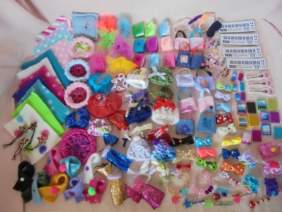 Littlest Pet Shop LPS RANDOM Accessories Clothes Lot of 6