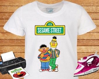 Bert and ernie shirt | Etsy