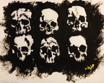 Items similar to Gothic Art, Halloween Art, Horror Illustration, Fine ...