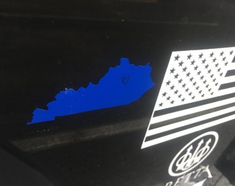 Items similar to ANY STATE vinyl decal for car or home - custom color ...