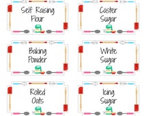 Unique baking labels related items | Etsy