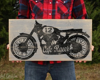 Motorcycle decor | Etsy